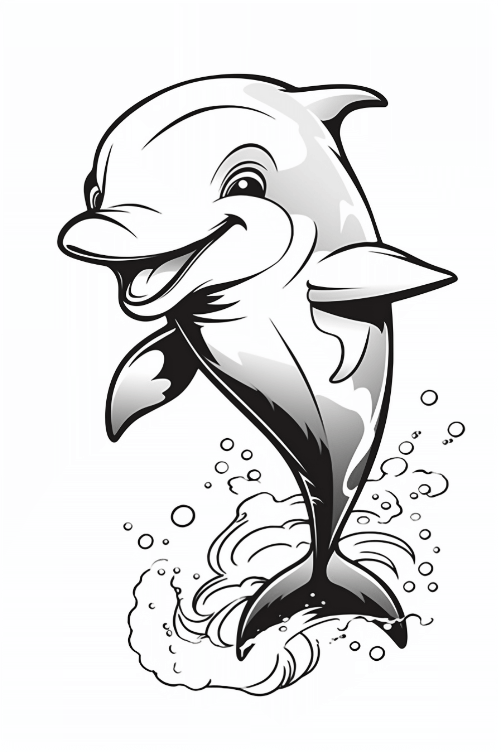 Dolphin Coloring Pages | Hue Therapy