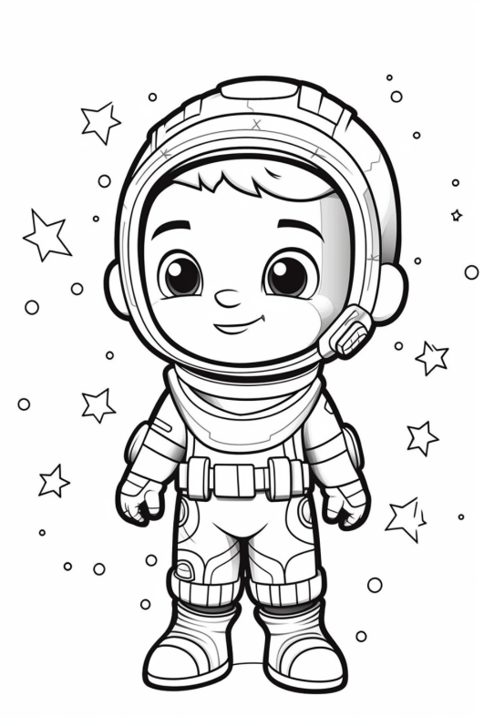 Outer Space Coloring Pages | Hue Therapy
