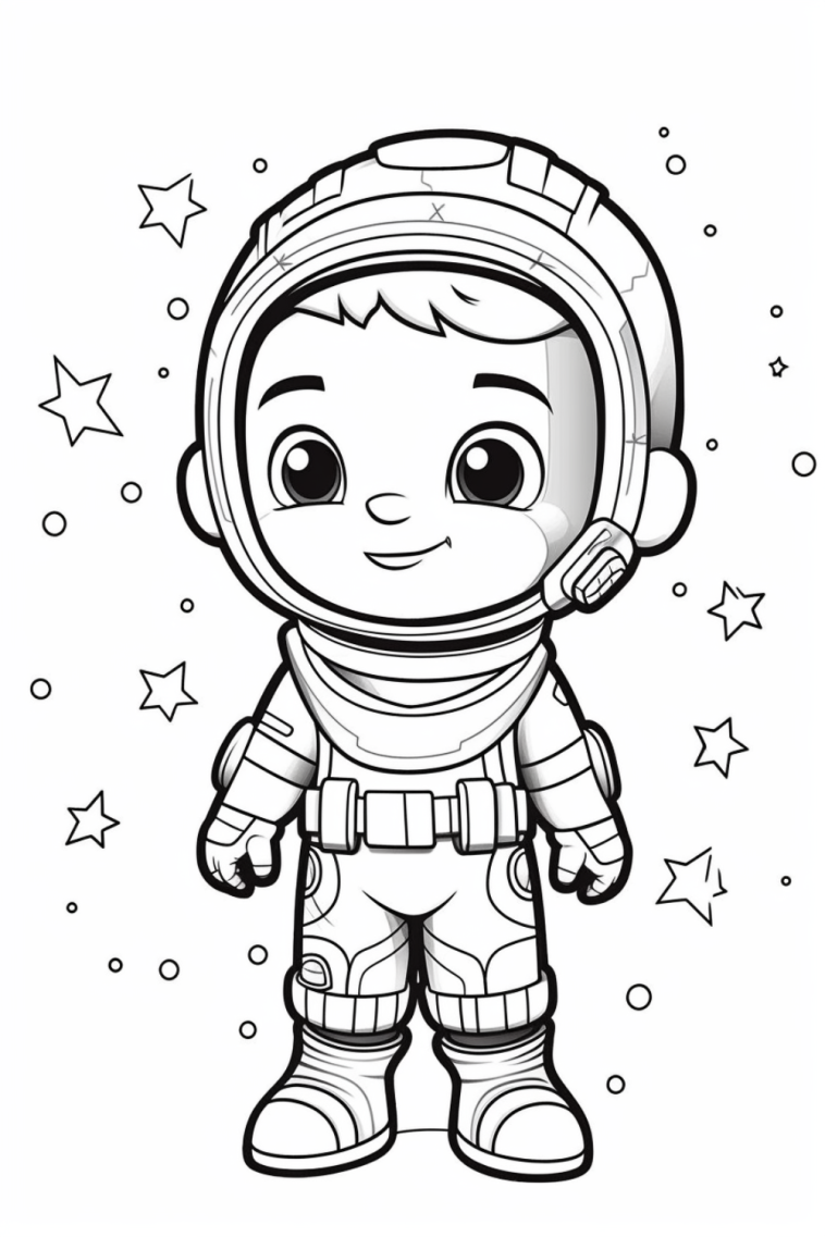 Outer Space Coloring Pages | Hue Therapy