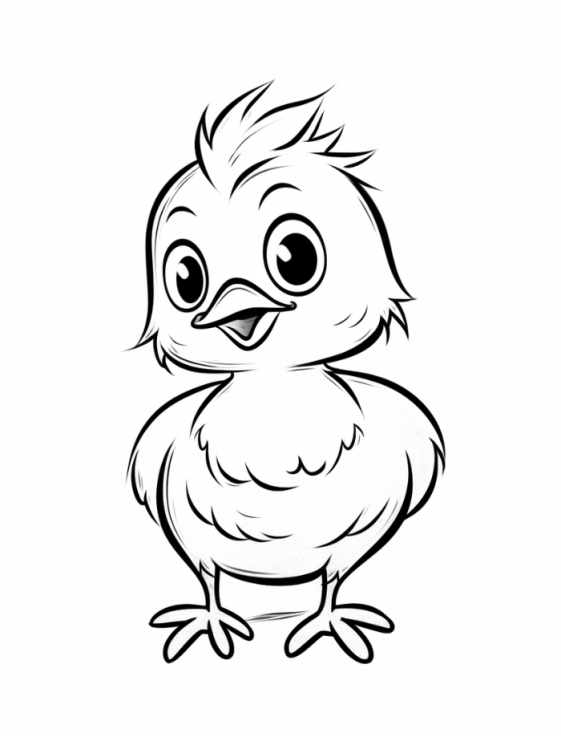 Chicken Coloring Pages | Hue Therapy