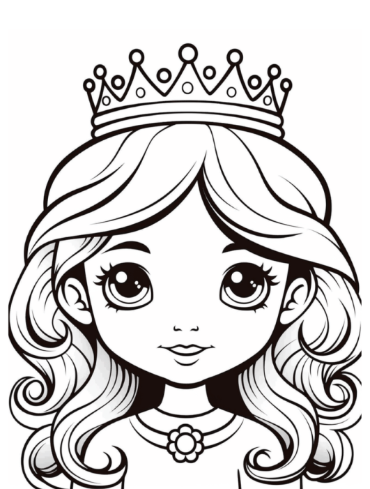 Princess Coloring Pages | Hue Therapy