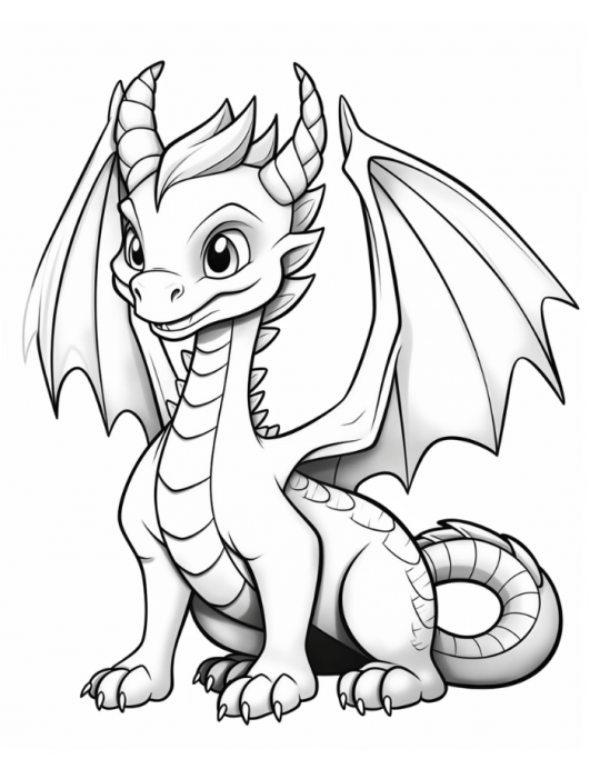 Dragon Coloring Pages | Hue Therapy