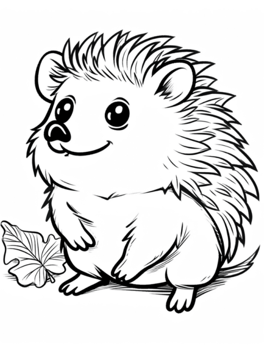 Hedgehog Coloring Pages | Hue Therapy
